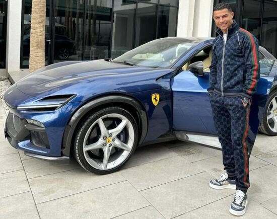 Ferrari Purosangue: Cristiano Ronaldo shows off his new super SUV ...