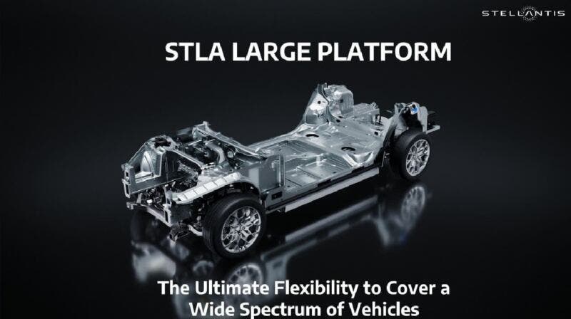 Stellantis unveils the STLA Large platform offering up to 800 km of ...