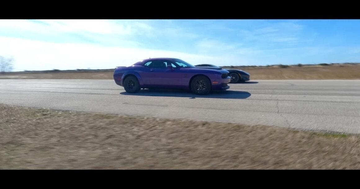 Dodge Challenger SRT Demon 170 vs Ferrari 812 GTS: who wins the drag ...