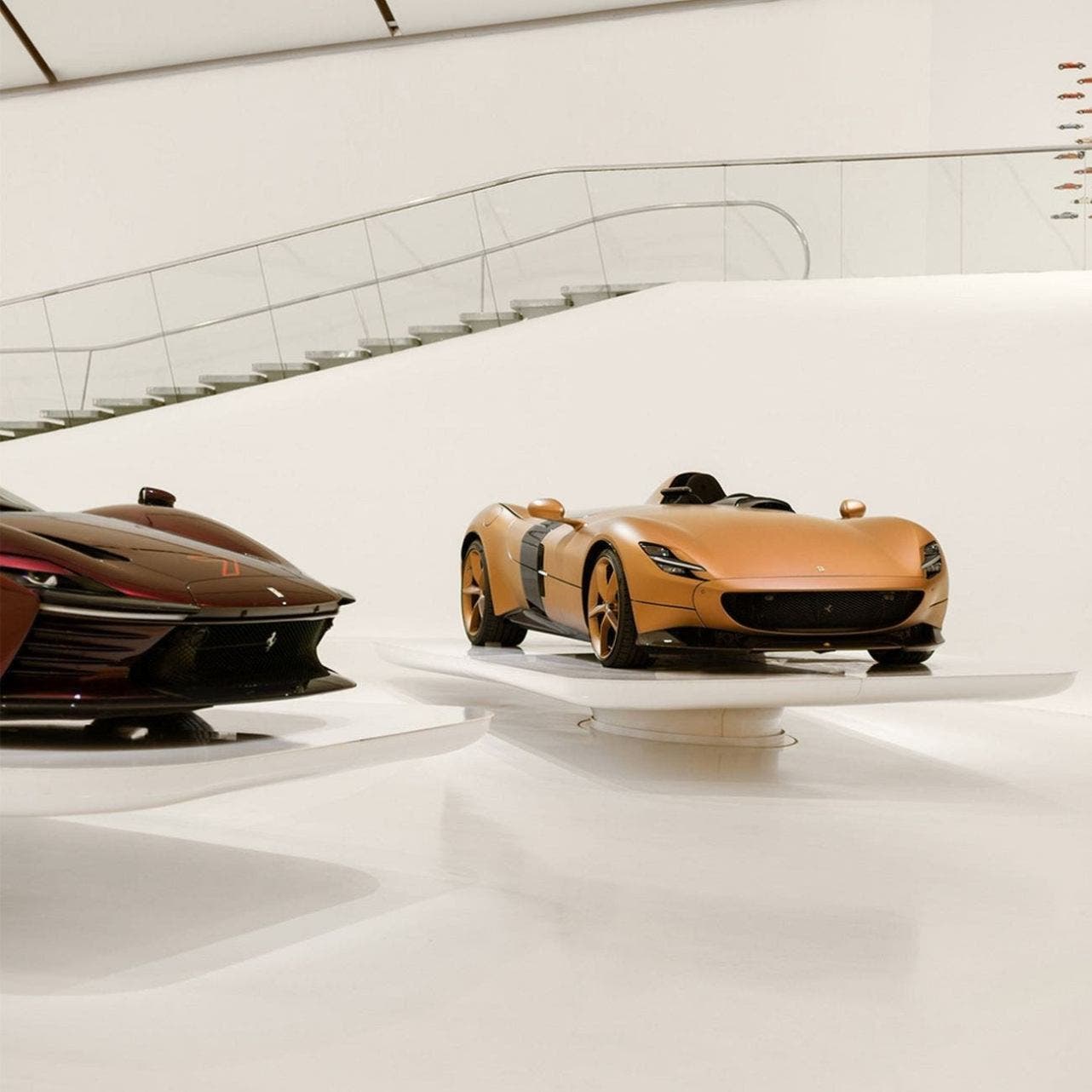 Ferrari Monza SP1: a golden jewel at the Museo Enzo Ferrari - ClubAlfa ...