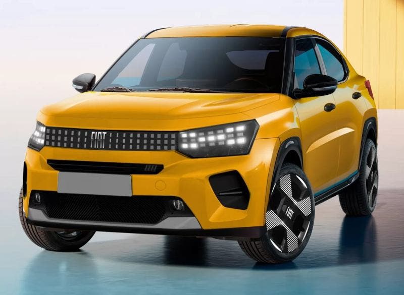 Fiat Grande Panda in Fastback version: here's what it could look like ...