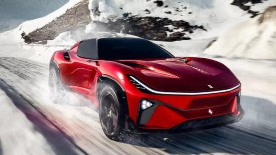 Electric Ferrari: here's what its design could look like - ClubAlfa Global