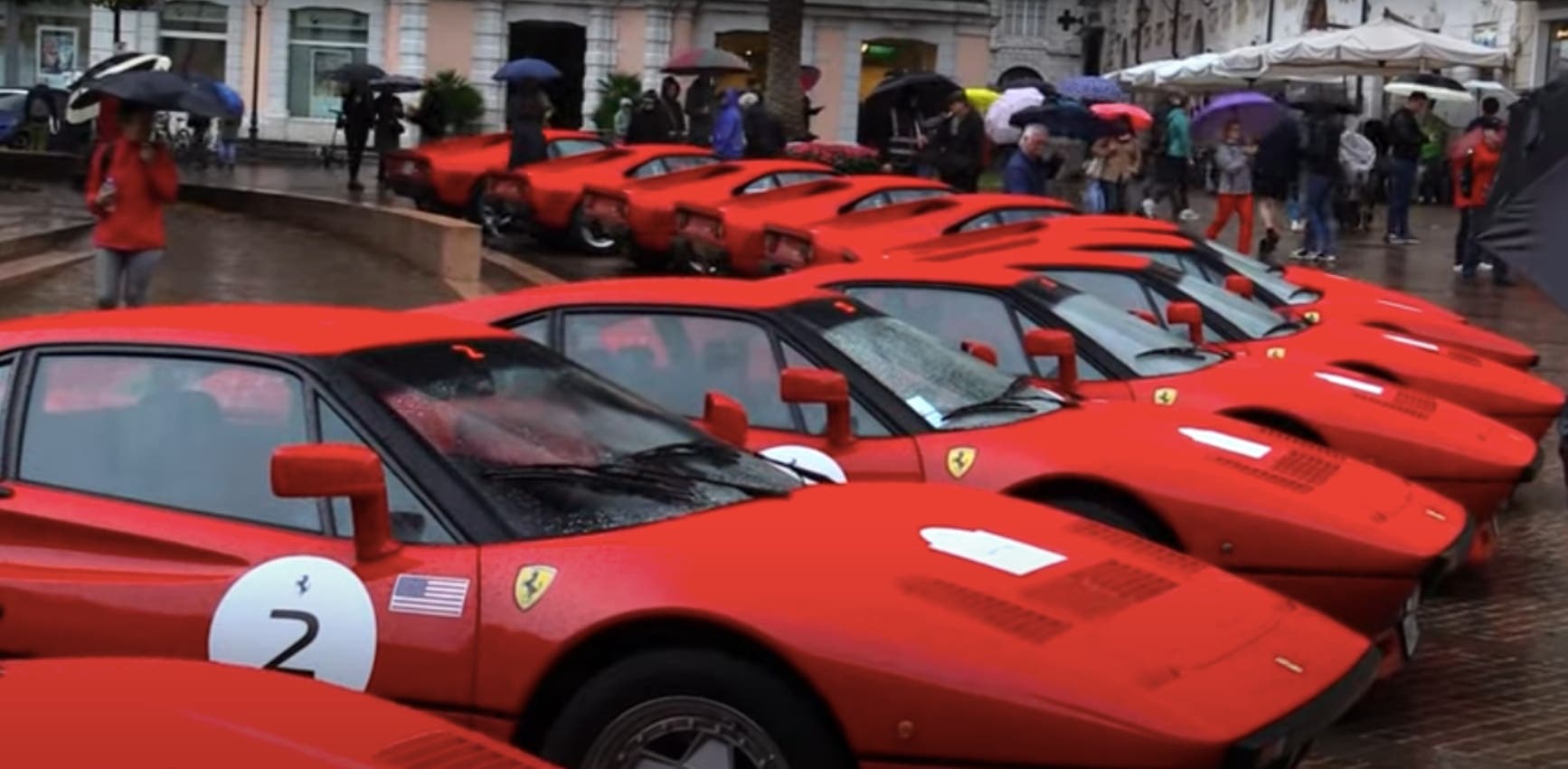 Ferrari 288 GTO Legacy Tour, videos of the Dolomites journey to ...