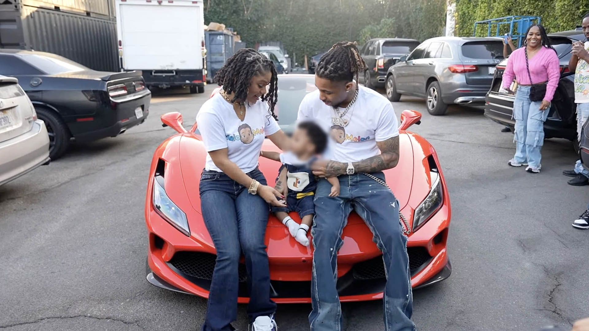 Rapper DDG gifts one-year-old son a Ferrari F8 Tributo, sparking online ...
