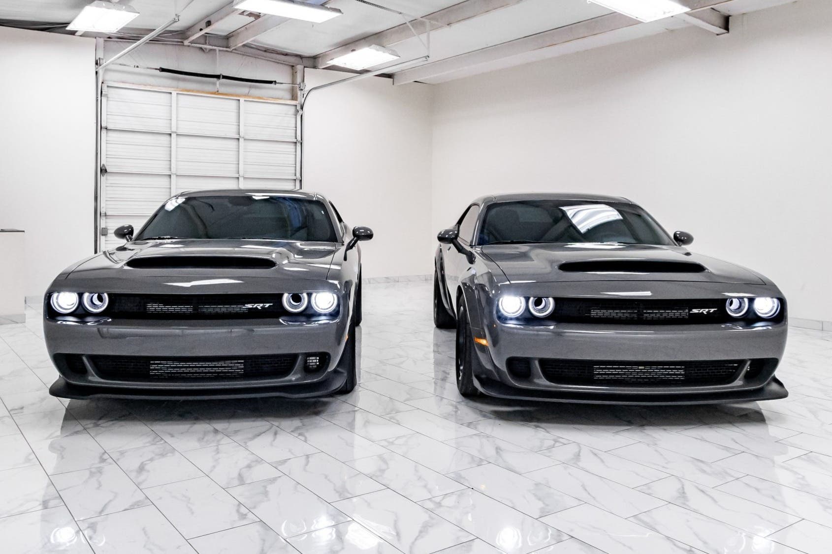 Pair of Dodge Challenger SRT Demon with VIN matched to auction ...