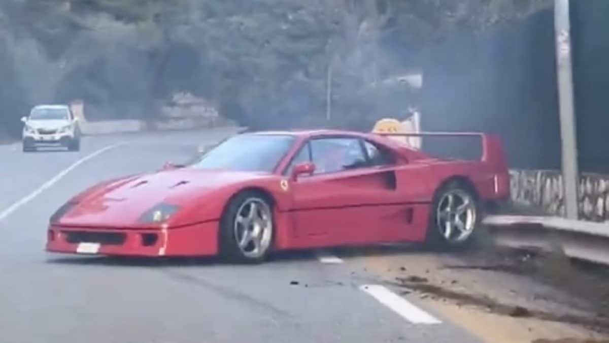 Lando Norris' Ferrari F40 involved in a minor accident - ClubAlfa Global