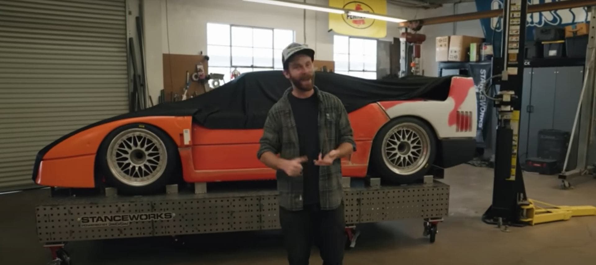 StanceWorks radically transforms a Ferrari F40 with a V12 and a ...