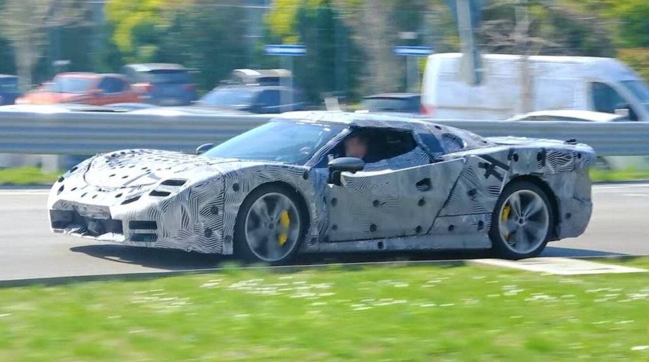 Ferrari's new 296 VS and electric models spotted near Maranello | Video ...