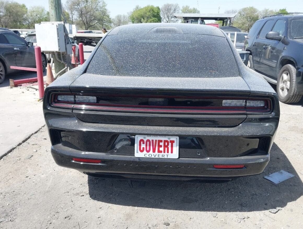 Dodge Charger Daytona's first crash allegedly caused by stuck ...