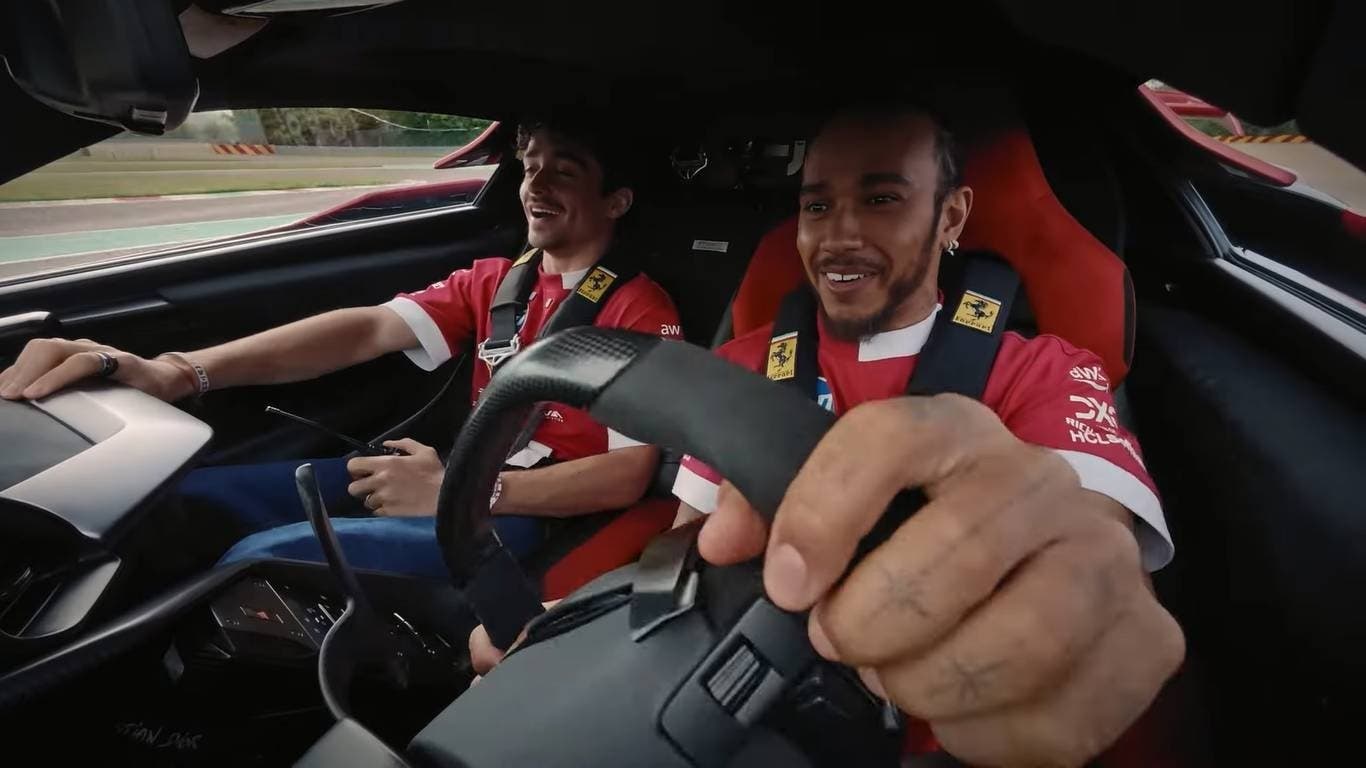 Ferrari F80 hits the track at Fiorano with Hamilton and Leclerc | Video ...