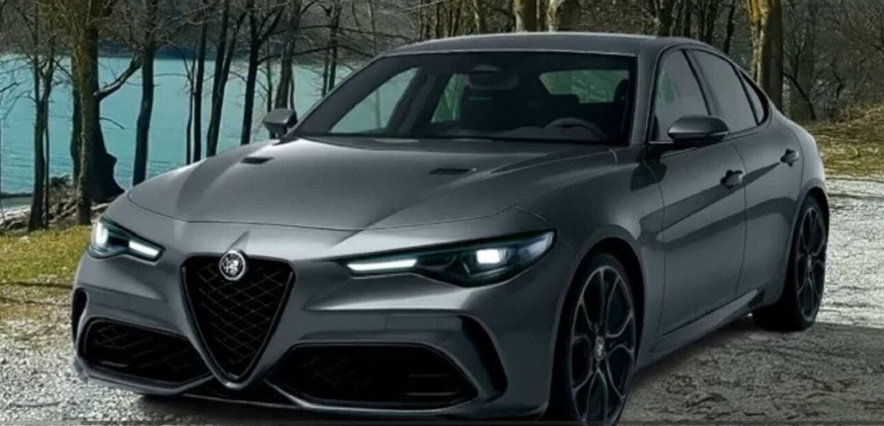 2026 Alfa Romeo Giulia facelift concept emerges amid next-gen delays ...