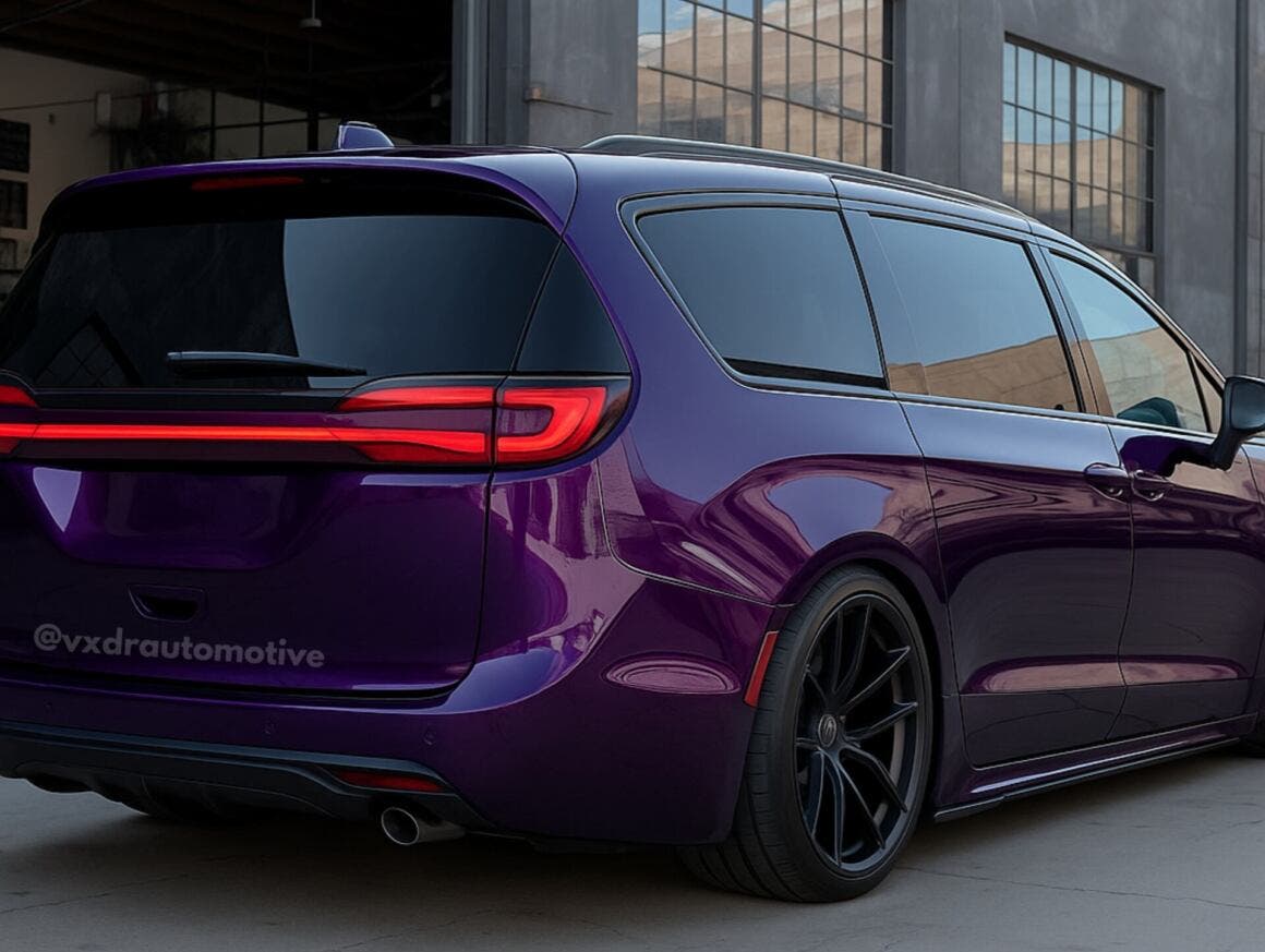 Chrysler Pacifica SRT render shows what a muscle car minivan could look ...