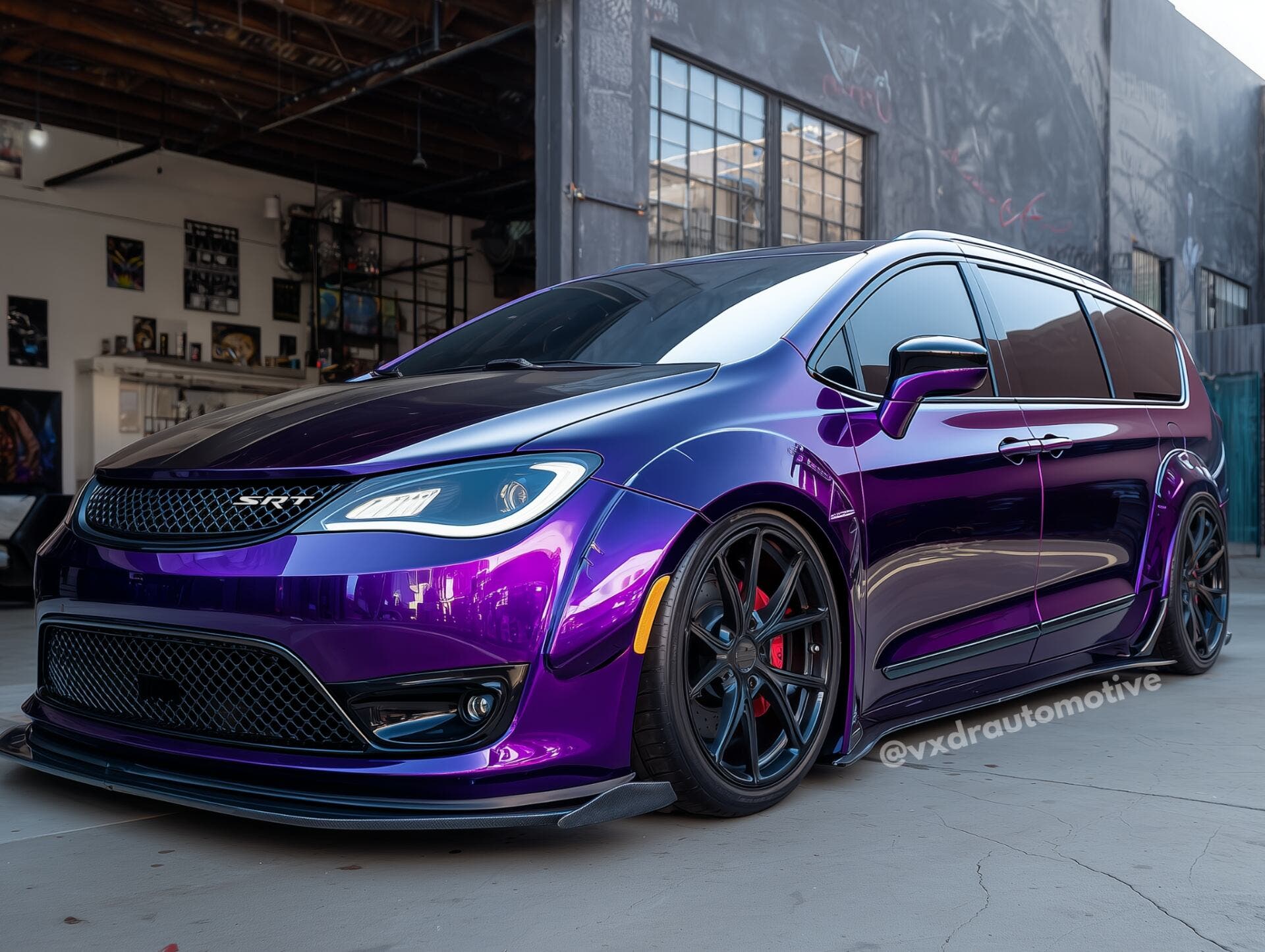 Chrysler Pacifica SRT render shows what a muscle car minivan could look ...