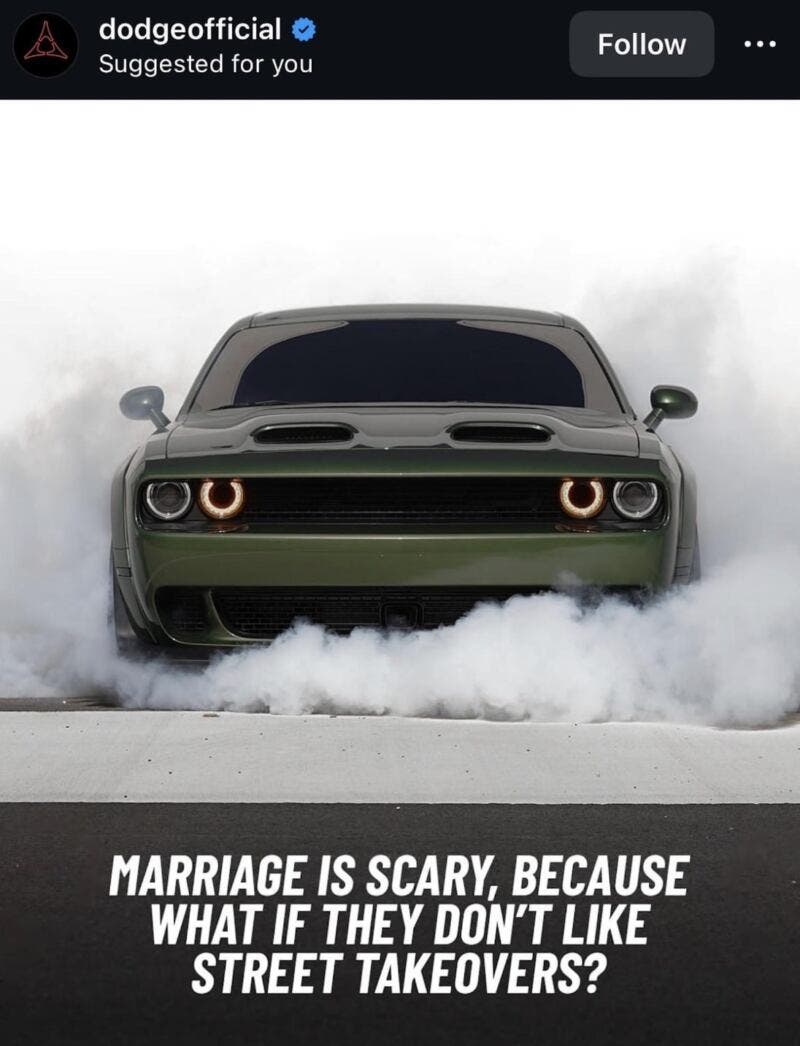Dodge sparks backlash after controversial street takeover post ...