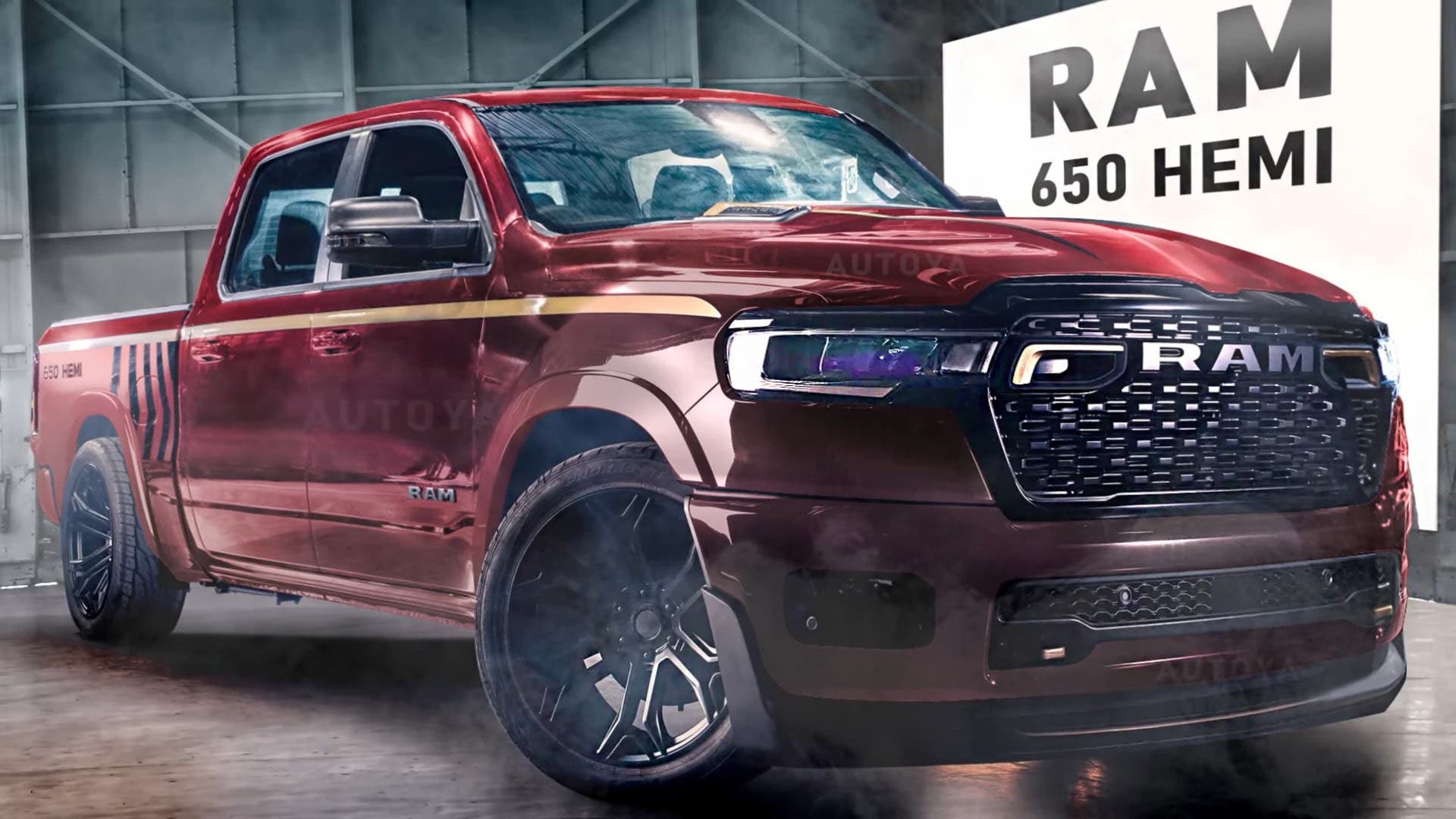 2026 Ram 1500 Lowered shows off 650 HP in a series of striking digital ...