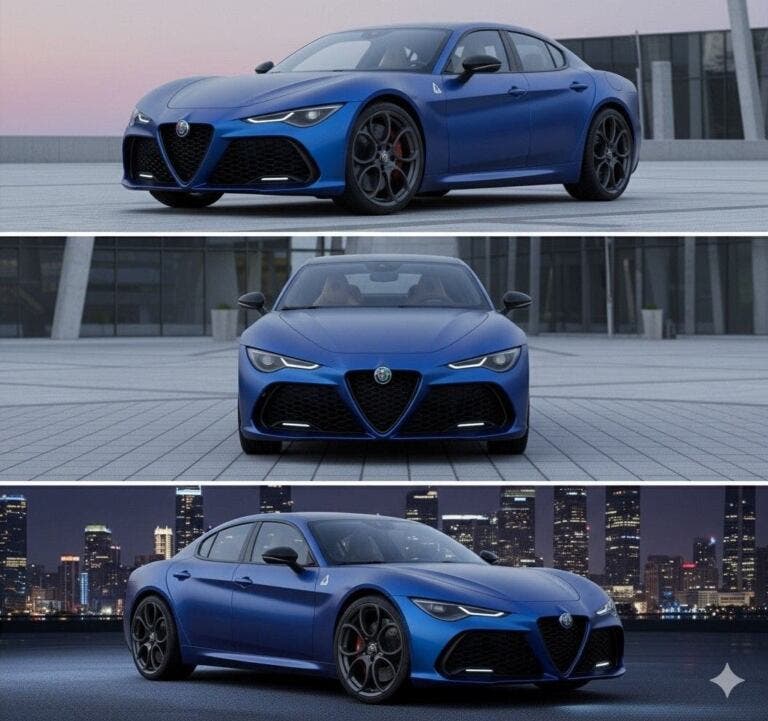 Alfa Romeo Quattroporte unveils a striking new look that balances power ...