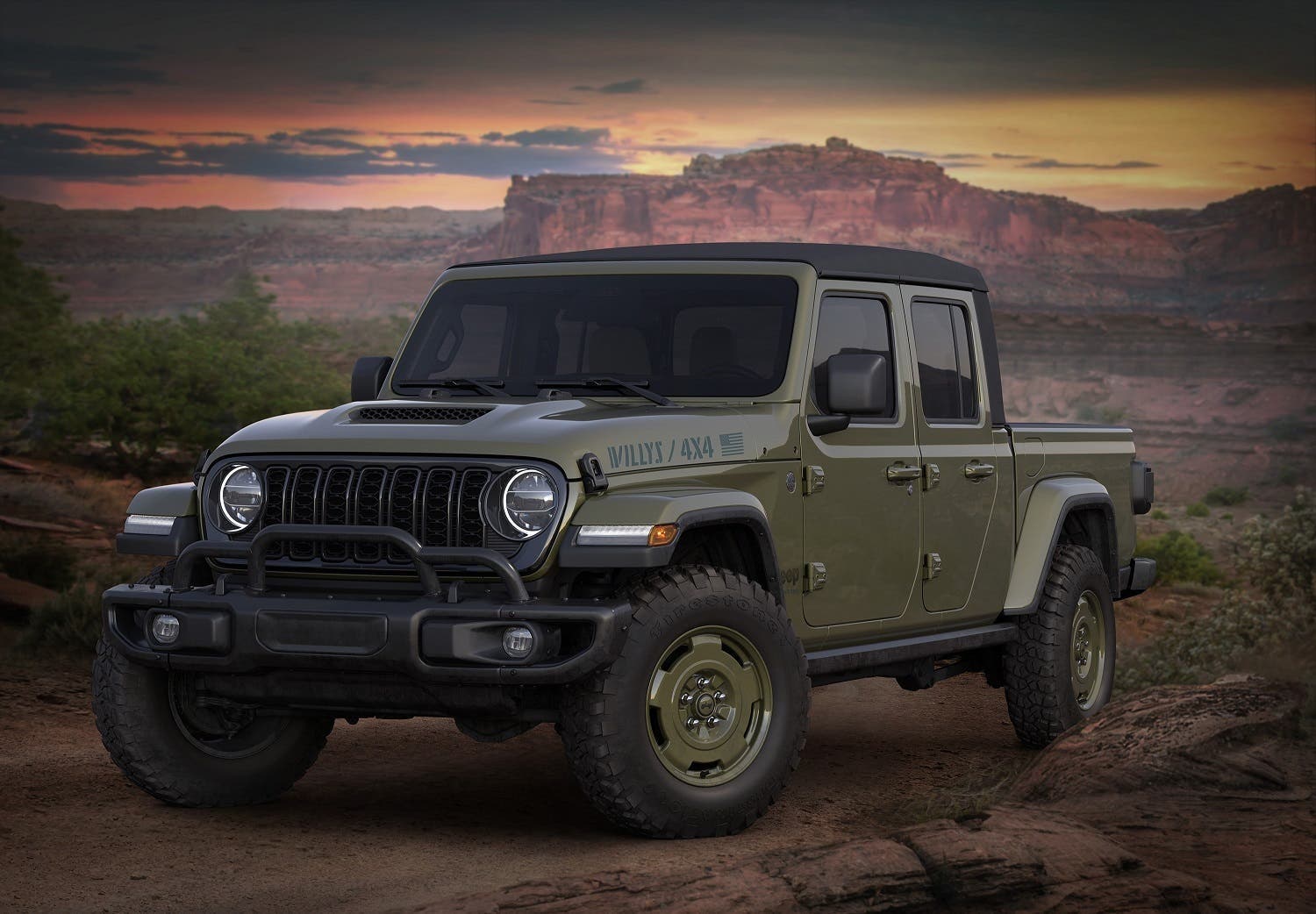 Jeep Gladiator looks ahead to 2026 with the bold new Willys ’41 Buzz ...