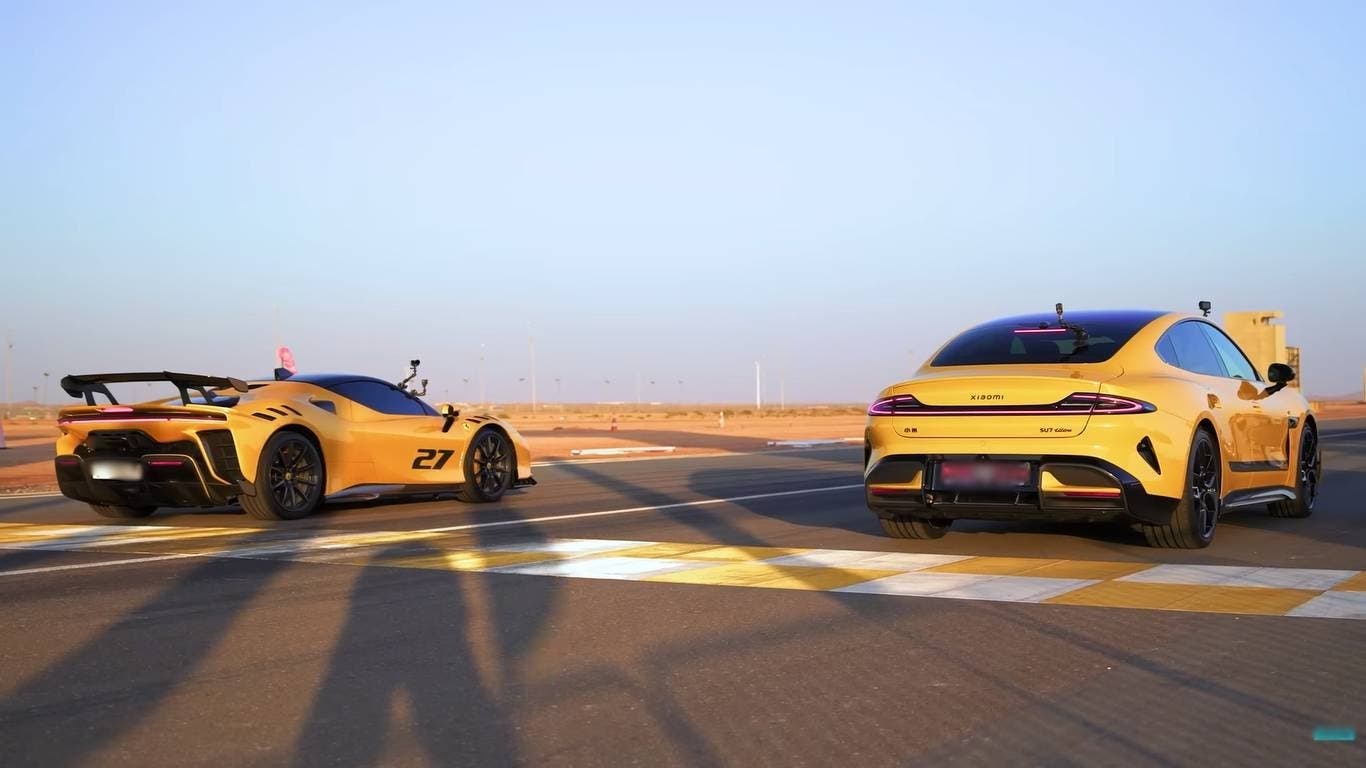 Ferrari SF90 XX and Xiaomi SU7 Ultra face off in a drag race | Video ...