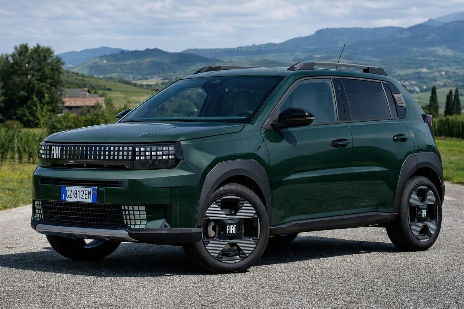 Fiat Argo patent images reveal a design inspired by the Grande Panda ...