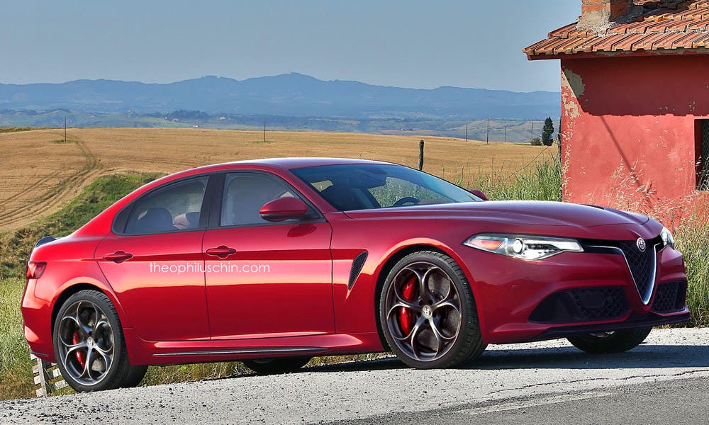 Alfa Romeo, rendering della futura ammiraglia di segmento E - ClubAlfa.it