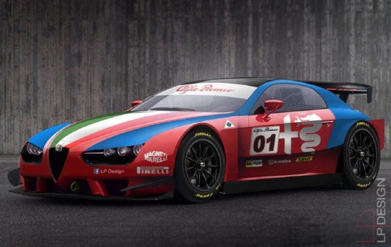 Alfa Romeo Brera Race Car: una nuova vettura da competizione immaginata ...