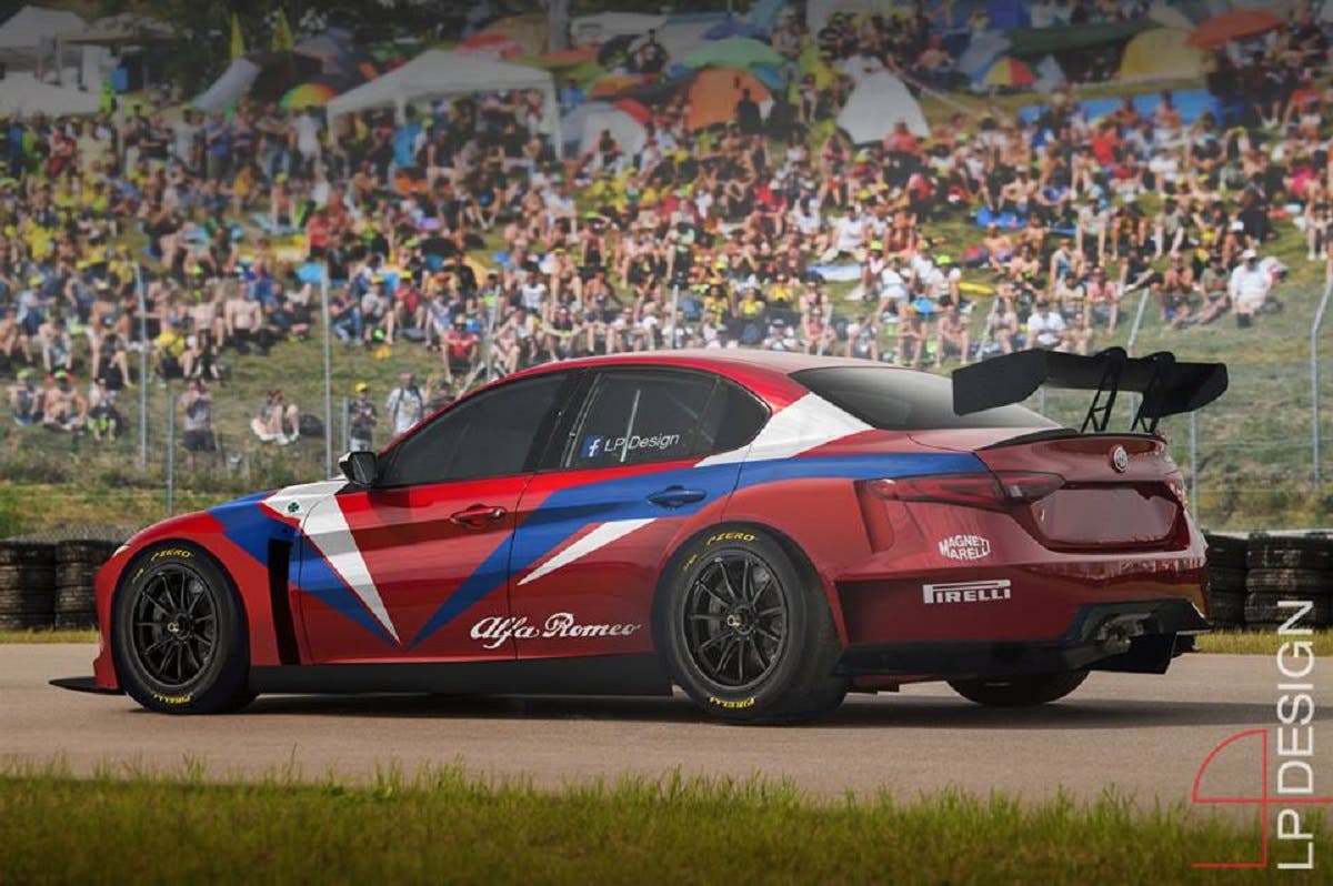 Alfa Romeo Giulia WTCR sorprende tutti: rendering in versione racing ...
