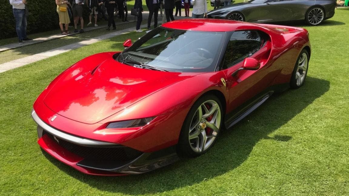 Ferrari SP38 si aggiudica il premio Design al Concorso d'Eleganza ...