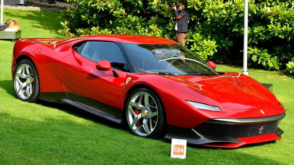 Ferrari SP38 si aggiudica il premio Design al Concorso d'Eleganza ...