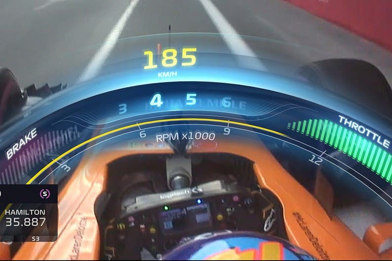 F1: la nuova grafica TV Halo introdurrà altri dati per la gioia dei fan ...