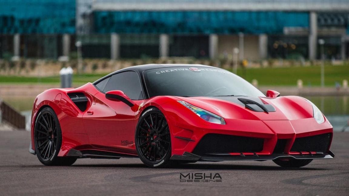 Ferrari 488 GTB: due esemplari ottengono il body kit di Misha Designs