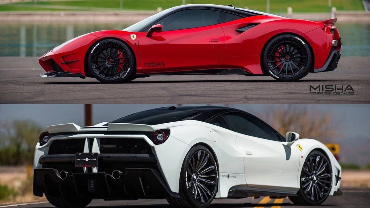 Ferrari 488 GTB: due esemplari ottengono il body kit di Misha Designs