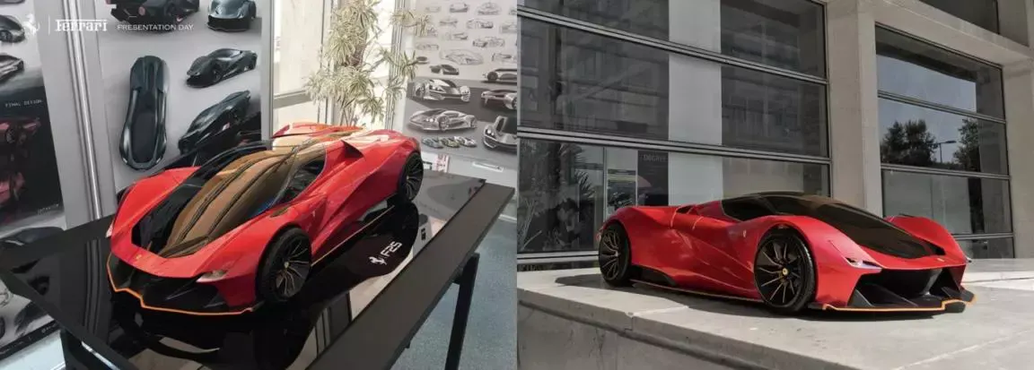 Ferrari F25 Concept: l'hypercar Full Electric di Maranello immaginata ...
