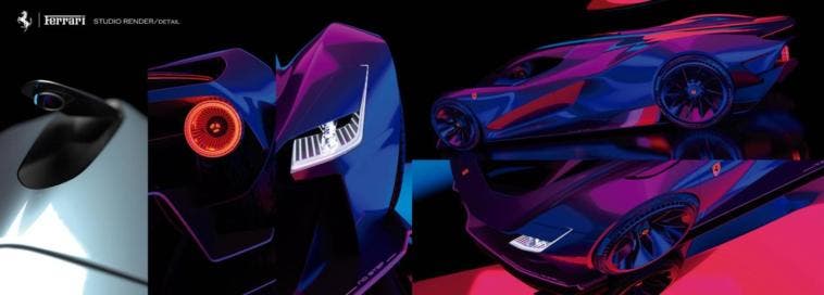 Ferrari F25 Concept: l'hypercar Full Electric di Maranello immaginata ...