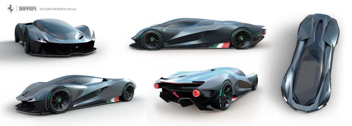 Ferrari F25 Concept: l'hypercar Full Electric di Maranello immaginata ...