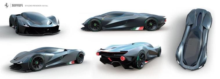 Ferrari F25 Concept: l'hypercar Full Electric di Maranello immaginata ...