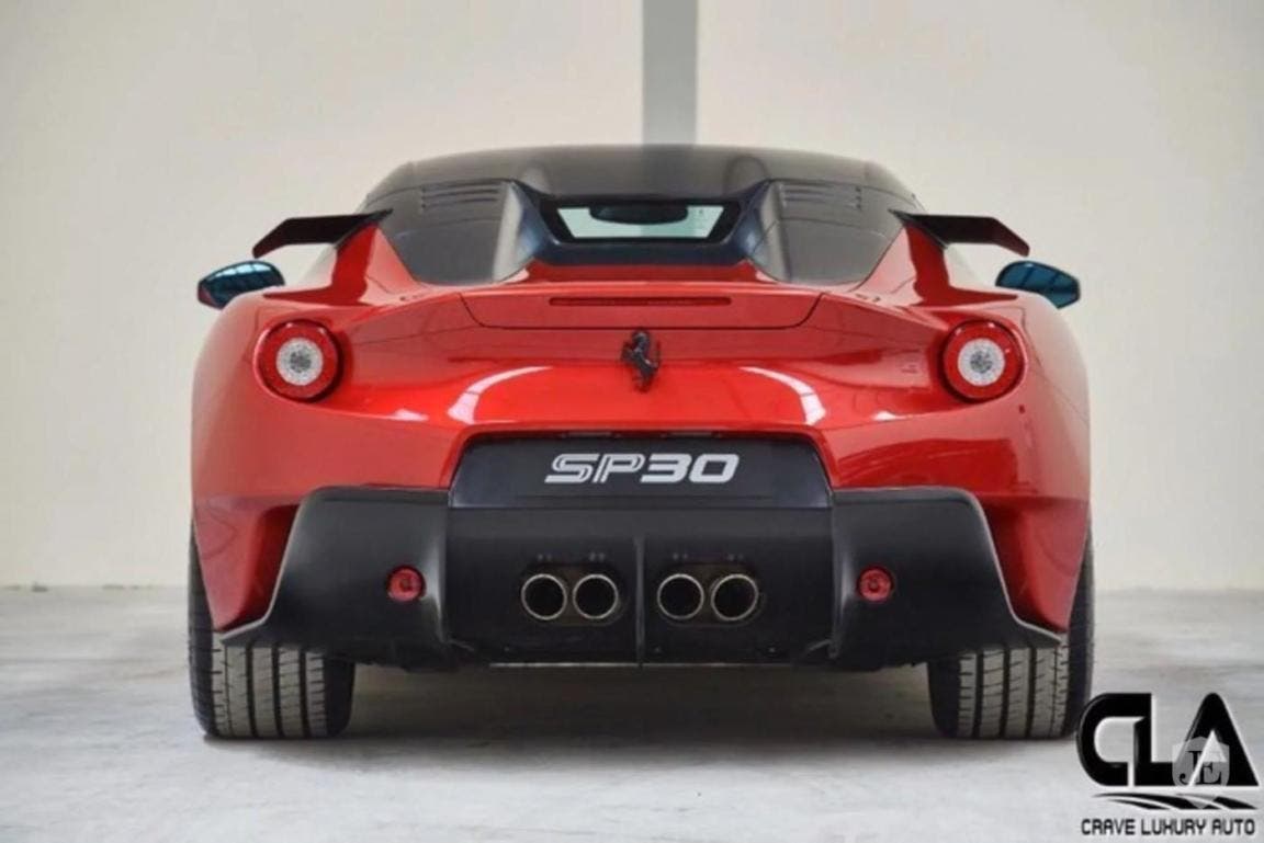 Ferrari SP30: la one-off in vendita in Texas con appena 103 km fatti