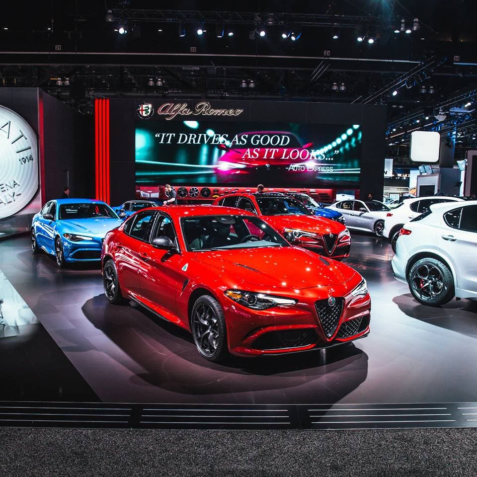 Alfa Romeo presente al Salone di Los Angeles 2018 senza novità di ...