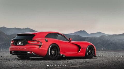 Dodge Viper: una versione Shooting Brake ipotizzata in render - ClubAlfa.it