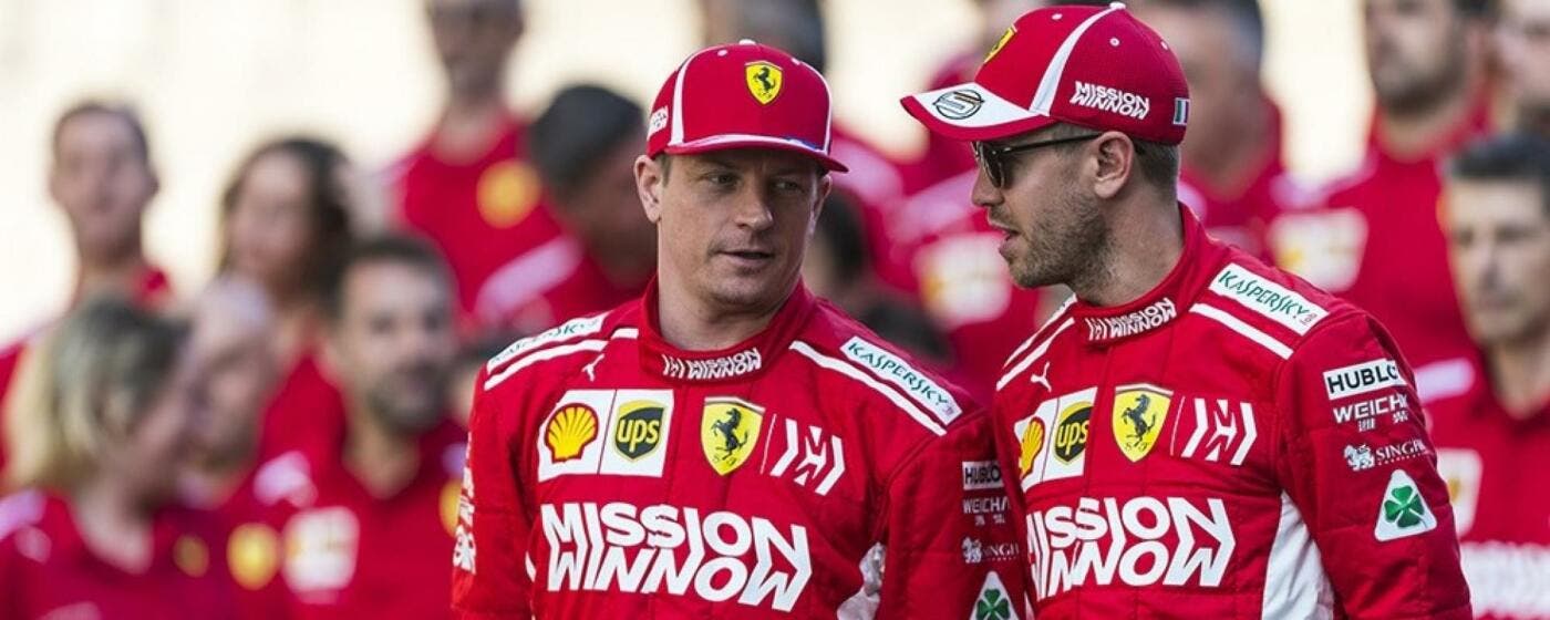 Kimi Raikkonen omaggiato da Shell per il suo addio alla Ferrari ...