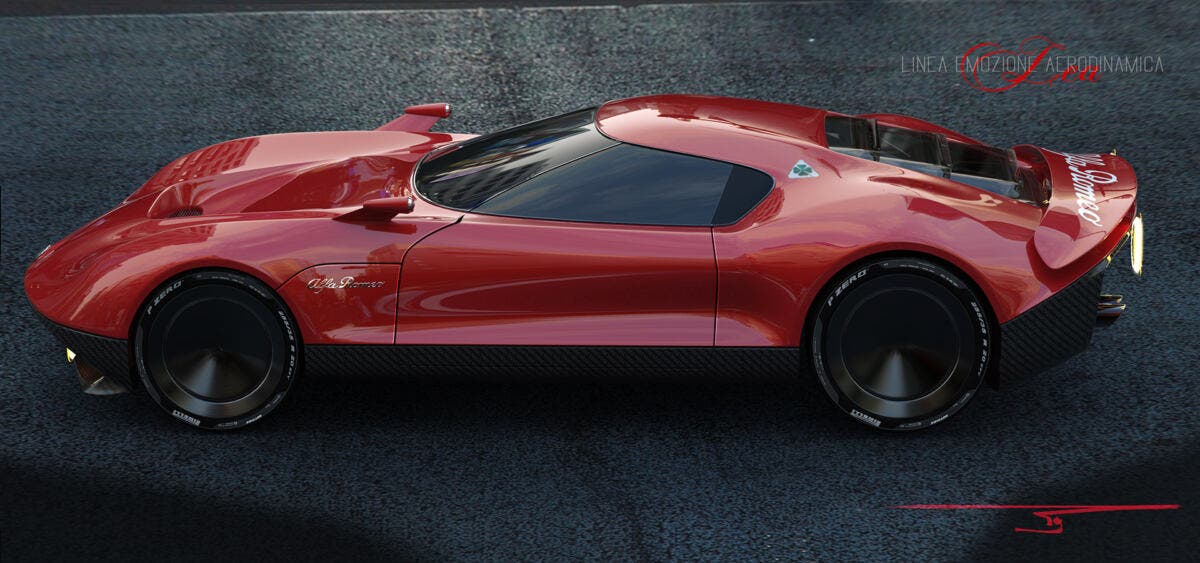 Alfa Romeo LEA: concept che combina stile retrò e moderno | Render ...