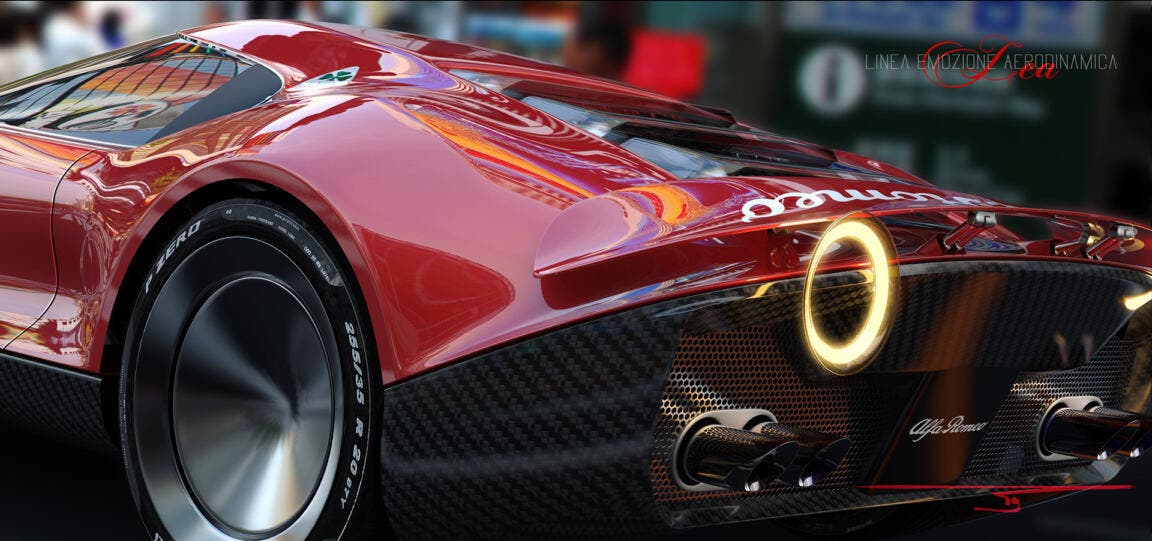 Alfa Romeo LEA: concept che combina stile retrò e moderno | Render ...