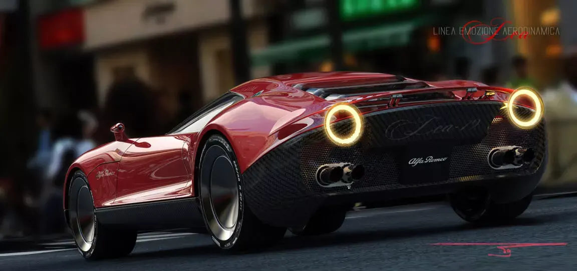 Alfa Romeo LEA: concept che combina stile retrò e moderno | Render ...