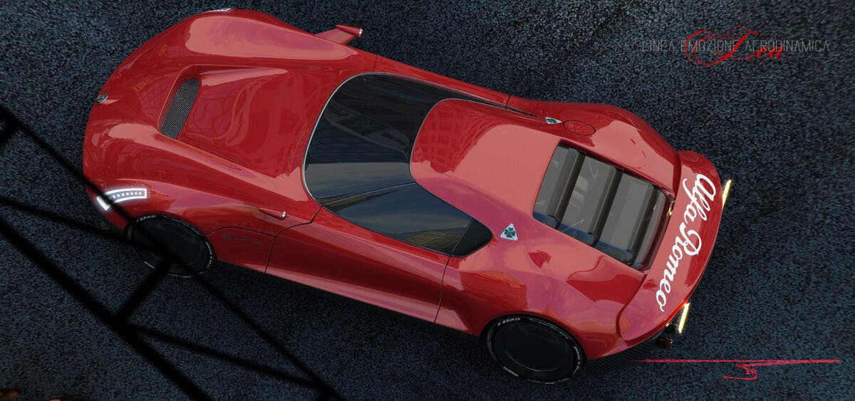 Alfa Romeo LEA: concept che combina stile retrò e moderno | Render ...