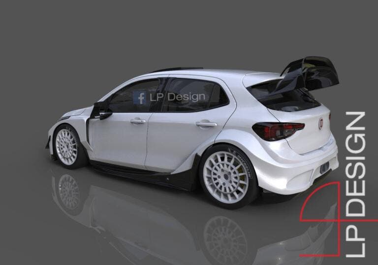 Fiat Argo: un render ci mostra la versione sportiva Abarth WRC ...