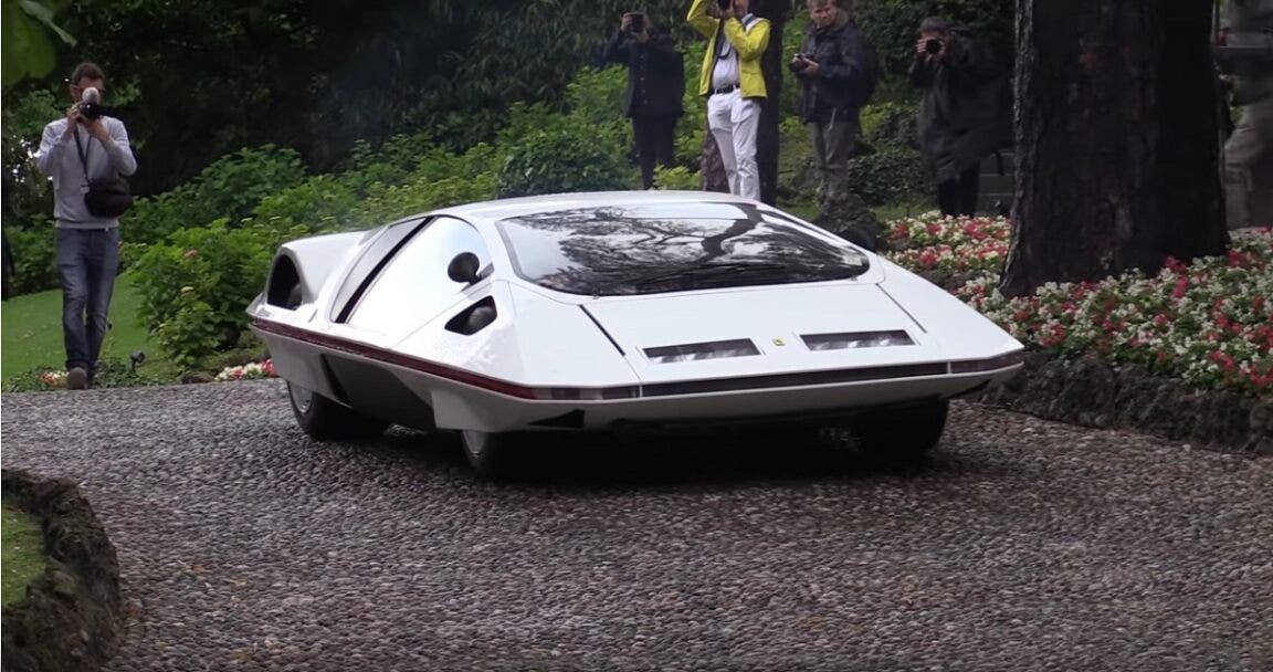 Ferrari 512 S Modulo del 1970 fa la sua comparsa al Concorso d’Eleganza ...