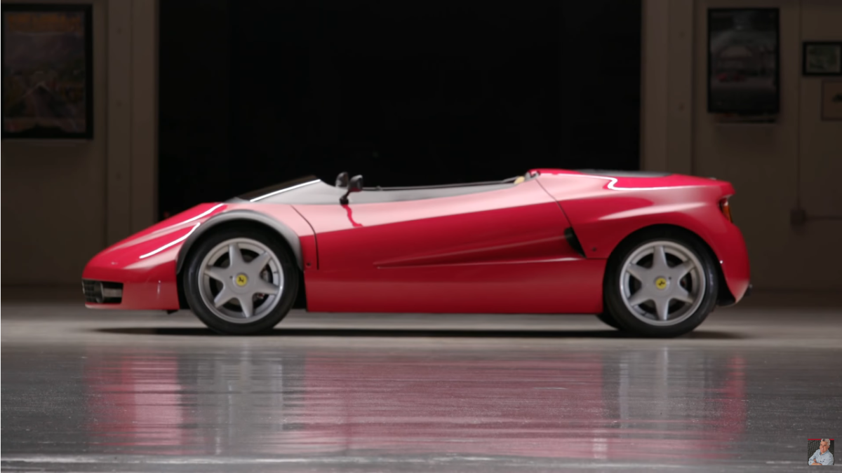 Ferrari Conciso: la one-off fa visita a Jay Leno’s Garage | Video ...