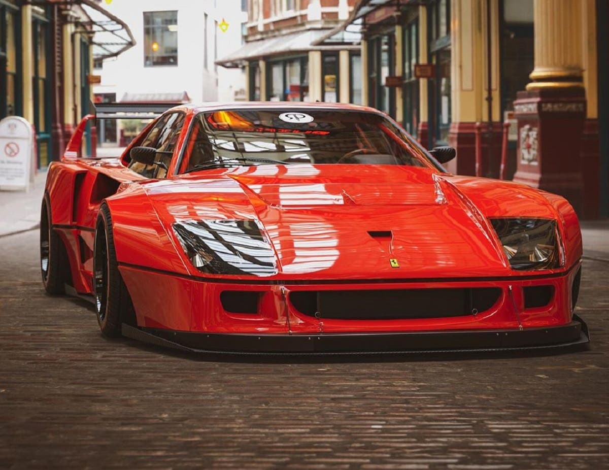 Ferrari F40: ecco una versione moderna con trattamento widebody ...