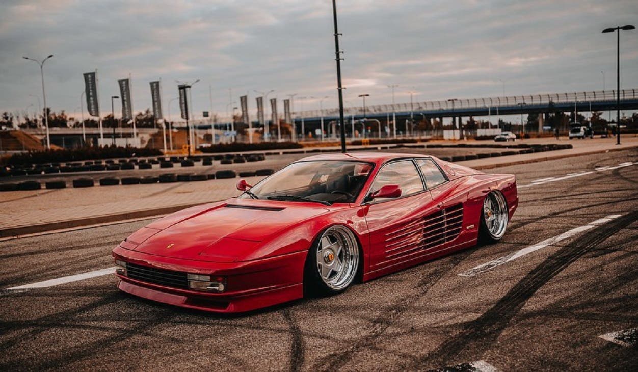 Ferrari Testarossa: ecco un esemplare reale con assetto ribassato ...