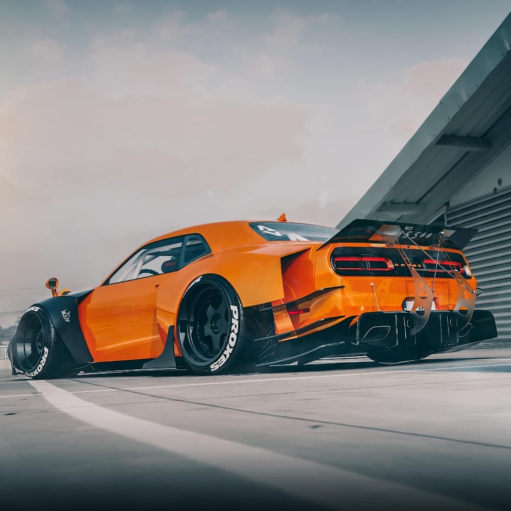 Dodge Challenger Srt Hellcat Ecco Una Versione Con Kit Widebody