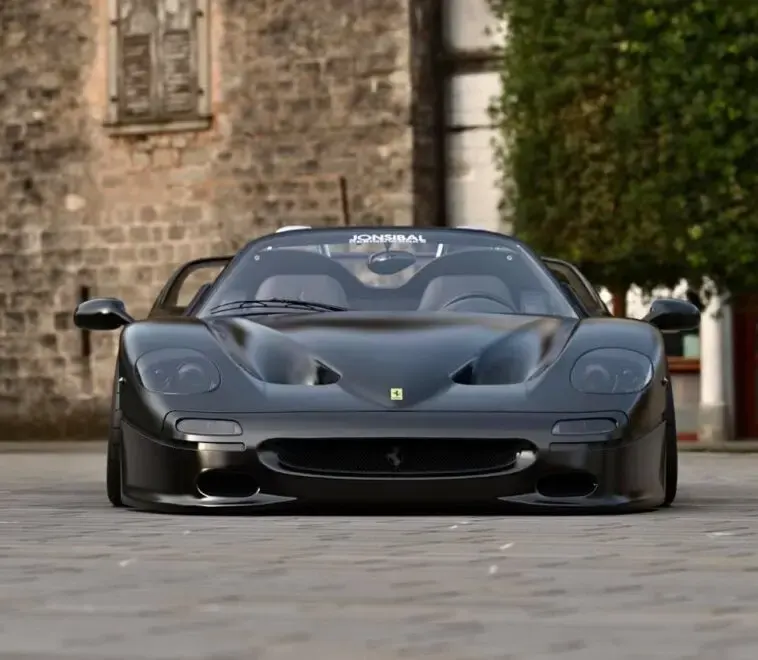 Ferrari F50: un render ipotizza una versione modificata rivestita in ...